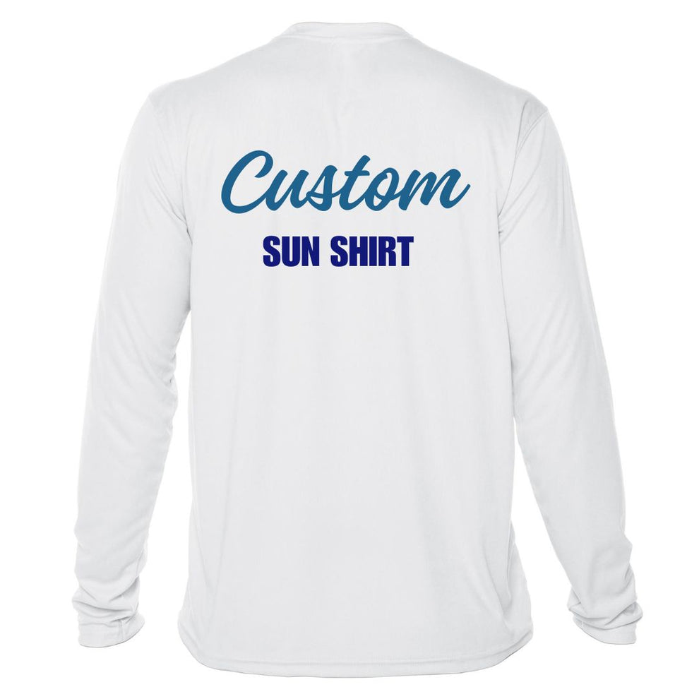 Custom Sun Shirt - Adult Long-Sleeve UPF50 Shirt with Custom Printing ...