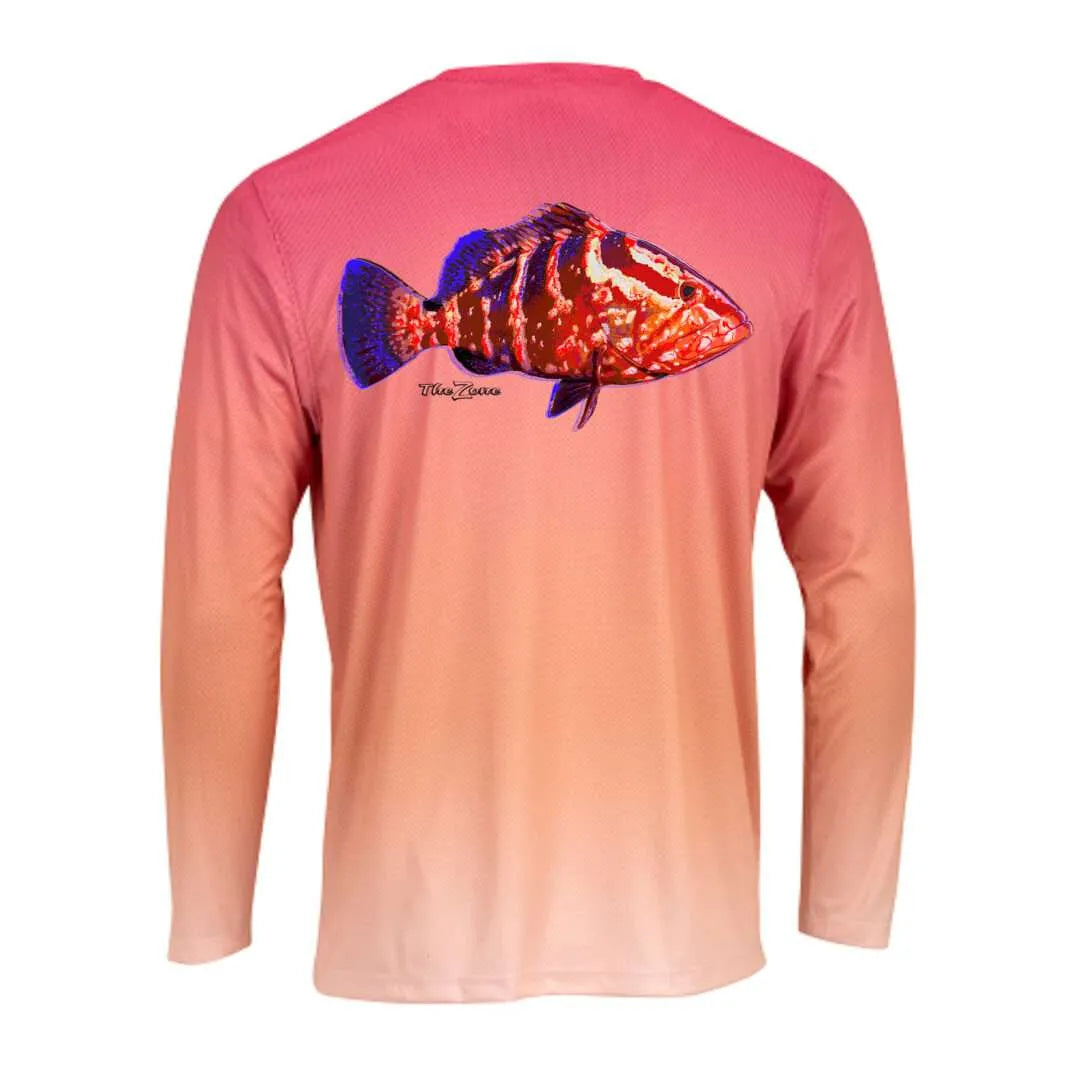 Grouper Sun Shirt UPF50 - No Location or Custom Location – Cape Life ...